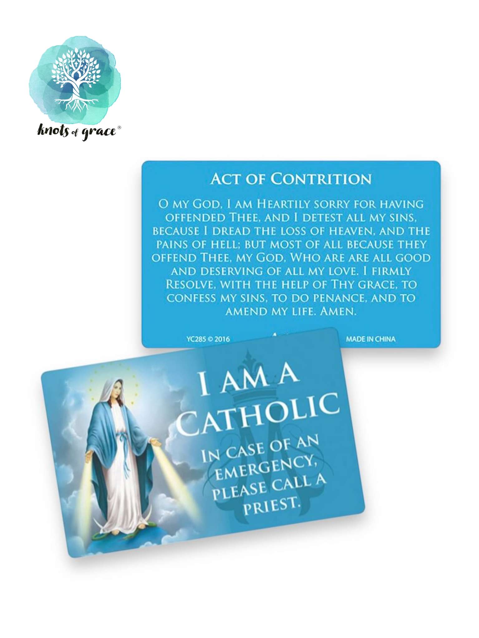 Catholic Identification Card – Knots of Grace