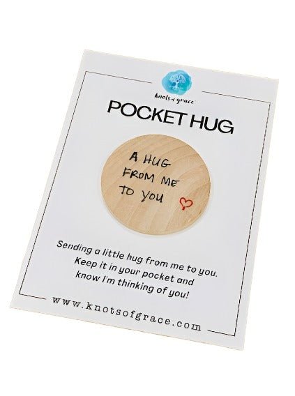 Pocket Hug Wooden Token - Knots of Grace