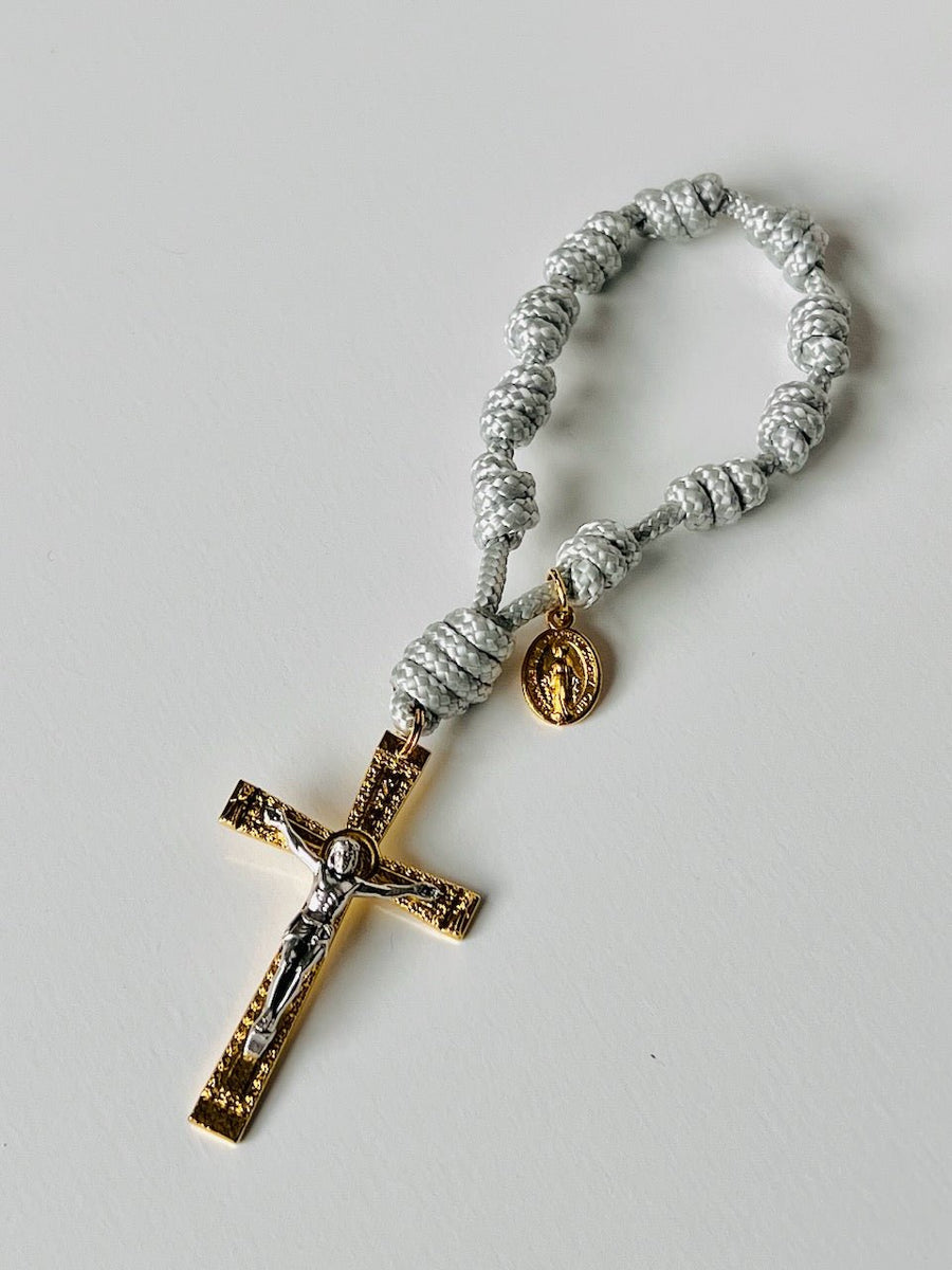 Jesus and His Angels Pocket Rosary - Knots of Grace